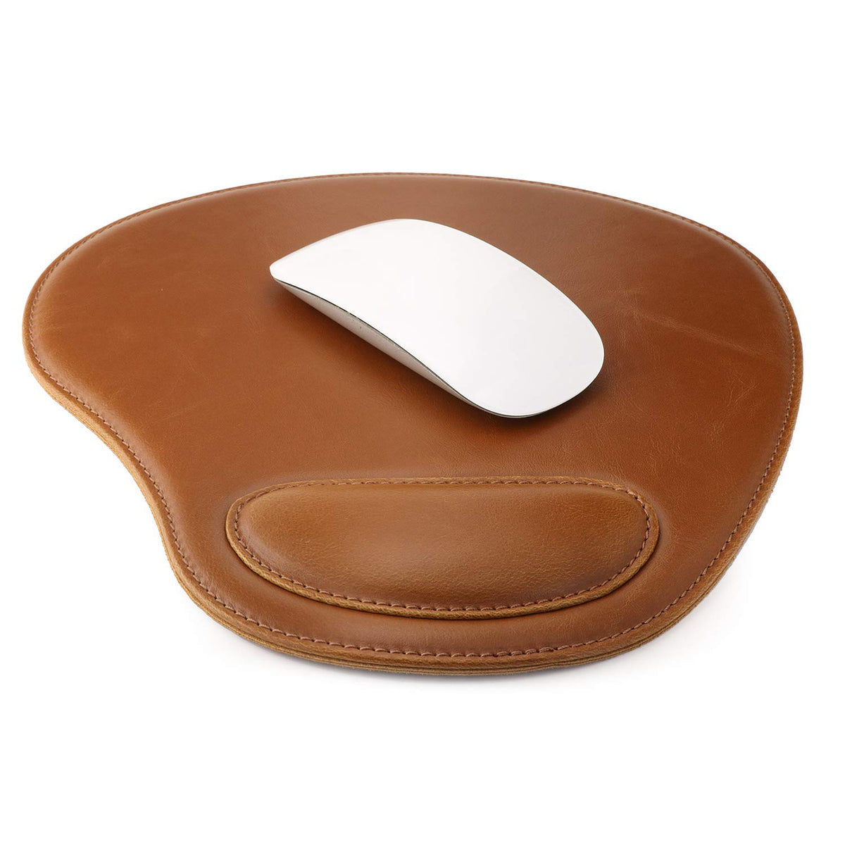 Londo Leather Oval Mouse Pad with Wrist Rest – LondoDesign